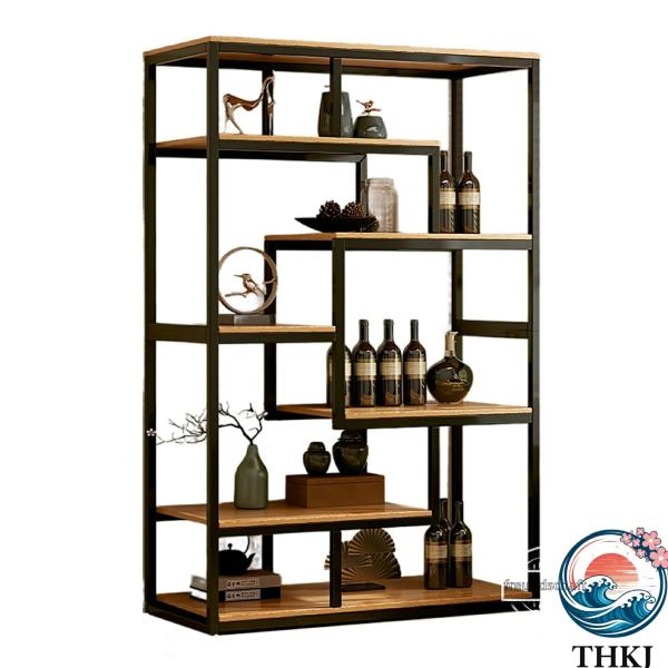 ? 絶妙なデザイン：ワインキャビネットは伝統と現代の要素を組み合わせた新しい中国のデザインスタイルを採用しており、エレガントでファッショナブルな外観を持ち、空間の全体的な味を高めることができます。サイズ: 80/100/120CMX30X1...