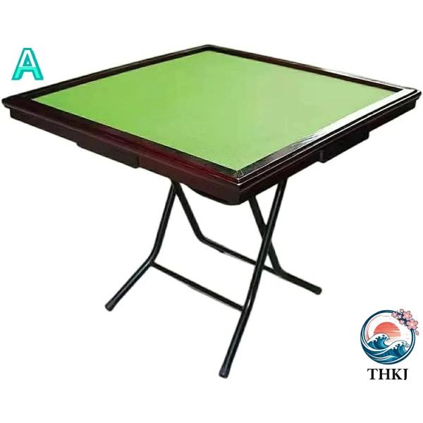 ? 1:材質：(木材、合金 ) 、サイズ(約)：幅90×奥行90×高さ73cm 重さ：約12kg。? 2:麻雀テーブルのフレーム全体は高品質の木製ボードで作られており、折りたたみ可能で収納可能、頑丈で耐久性があります。 柔らかなナイロン生地...