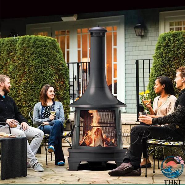 ? 【2 in 1 屋外ファイヤーピット グリル付き】バーベキューグリルとしても機能するこのファイヤーピットで屋外での集まりを盛り上げましょう。一年中お使いいただけます。機能的な煙突を追加すると、見た目が美しくなるだけでなく、屋外での調理も...