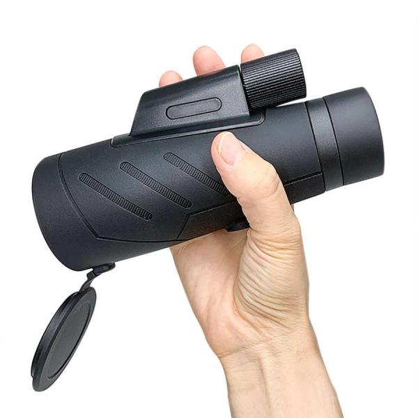 【コンパクトサイズ-単眼望遠鏡】：片手操作、わずか462g、男女問わず使用でき、持ち運び・収納が簡単。 滑りにくい設計、耐久性のある素材が長寿命を実現します。【HDレンズ-単眼鏡】：FMC多層コーティング付き対物レンズ。 24mmの大きな接...