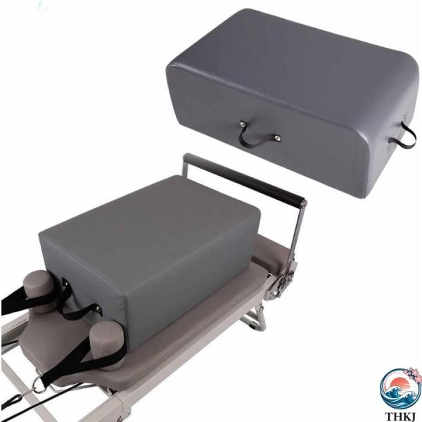 すべての改革者ピラティスマシンの一般的なサイズ：64x39x25cmは、ピラティススタジオ、ピラティスリフォーマーマシンホーム、折りたたみ式改革機などのすべてのピラティス改革機に適しています。3つのハンドルのピラティスボックス：ピラティス愛...