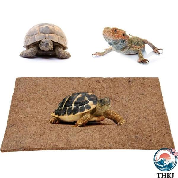 【繰り返し使用】爬虫類マットは洗えるので、汚染やひどい臭いは水で簡単に洗い流して繰り返し使用することができます。衛生的、経済的な爬虫類に優しく地球に優しいエコ素材です。【通気性に優れています】汚れても簡単に掃除でき、水で直接すすぎ、乾燥させ...