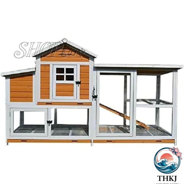 商品の説明大型マルチレベル設計：高さ83インチの大型鶏小屋で、多段の設計により、鶏や鳩が自由に動き回ることができます。各レベルには休息や遊びのスペースが設けられており、動物たちのストレスを軽減します。ネスティングボックス付き：卵を産むための...