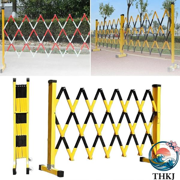 ? 【高品質素材】屋外 バリケード フェンス 高強度グラスファイバー製で、優れた絶縁性、耐老化性、耐腐食性などの特性を備えています。特に、電力保守や高電圧操作など、高い絶縁安全性が求められる環境に適しています。厚みのある柱とパイプの設計によ...