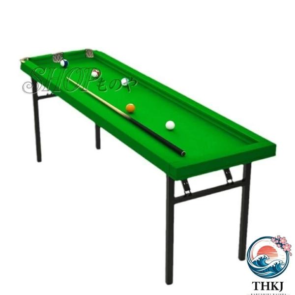 ? 【強力なフェルト表面とネット】: 当社のプール練習台は、滑らかで傷がつきにくく耐久性のあるフェルト表面を備えており、スムーズなプレーを実現します。強力なナイロンネットポケットとプレミアムクッションバンパーにより、ビリヤードボールの衝撃に...