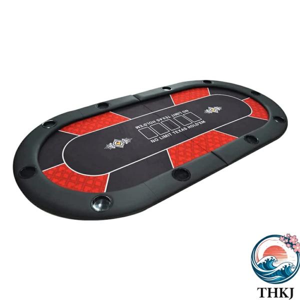 ? 全体の寸法：長さ200cm×幅100cm。折りたたみタイプ　重さ：20kg.? 10つの内蔵カップホルダー：ゲームテーブルには10個 プラスチック製カップホルダーが付属。プレーヤーに飲み物を入れておくのに便利です。? 職業ポーカーテーブ...