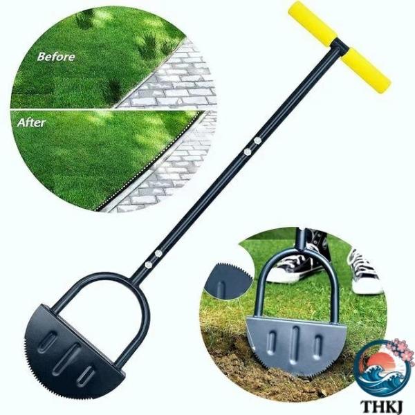 歩道、私道、庭、庭、芝生を整えて、深くてきれいな境界線を作成するには、自信を持って芝生のエッジャーを使用できます 耐久性があり、長期間使用できます。密集した芝生を切り裂いて余分な雑草を刈り取るのに簡単に使用できます。 最適な掘削の安全性とパ...