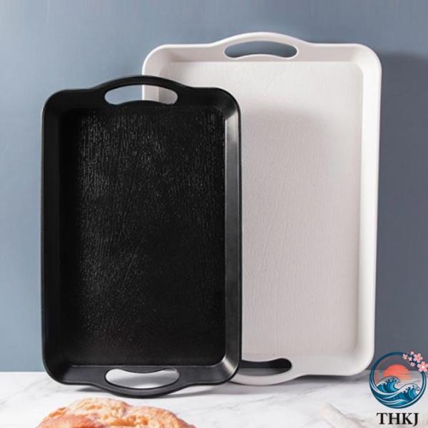 お盆 トレー 業務用 サービングトレイ キッチン用 カフェ 滑り止め プラスチック レストラン パーティー コーヒーテーブル 長方形 お洒落 家庭用 お店用 和風 洋