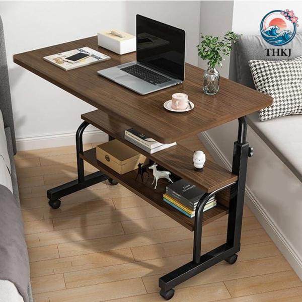 デスク 机 pcデスク パソコンデスク 昇降式テーブル 作業台 勉強机 サイドテーブル おしゃれ ベッドサイドテーブル つくえ 高さ調節デスク 折り畳みテーブル キ