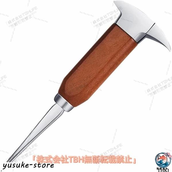 【優れた品質】アイスピックはステンレス鋼のボディと優れた品質の木製ハンドルで作られています。 耐久性があり、錆びにくいです。 また、木製の柄は繊細に作られており、持ちやすく、滑りにくいです。【ユニークなデザイン】ユニークなくわの設計採用し、...