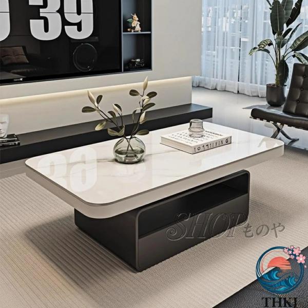 ? 1. 【昇降式＆高耐久デザイン】 このローテーブルは、高さ調節可能な昇降式テーブルとして、お座りやソファに合わせて最適な高さにお使いいただけます。強化ガラスの天板と頑丈な木製フレームを組み合わせており、耐荷重に優れ、長期間の使用でも変形...