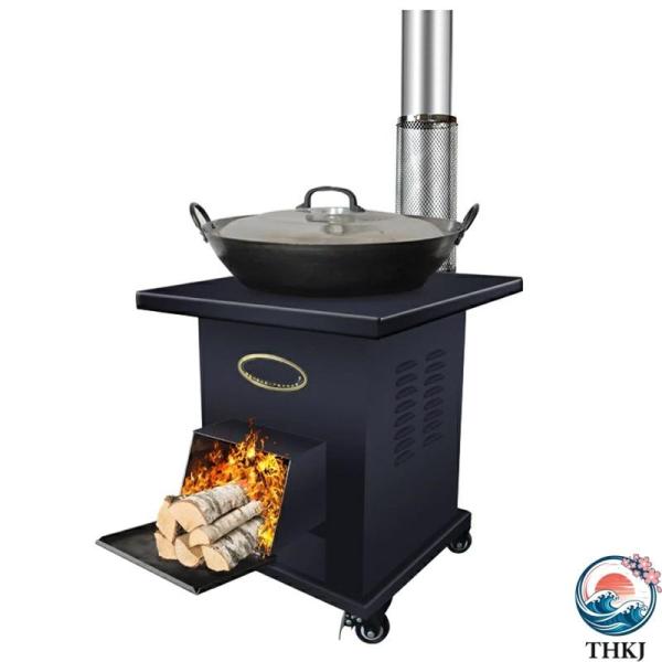 ? ポータブルストーブは、燃える材料が適切である限り、石炭、薪、枝、木材チップなどの天然燃料源を使用します。 純鉄素材！ ? 新しいガス化燃焼技術を採用し、二次バーナーを介して供給することで、燃料を30?50％節約できるだけでなく、燃焼時間...