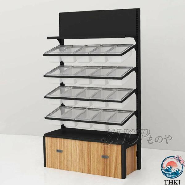 特徴 :? 厚みのあるスチールフレーム、強力な耐荷重。? さまざまな床に合わせて調節可能なパッド。? 大容量の木製引き出し、防塵、整理整頓。? 顧客のショッピング体験を向上させるためのプライスストリップが装備されています。? マルチレベルの...