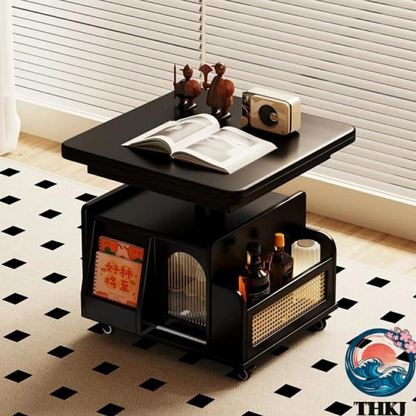 【本体】（車輪は4つのみ取り付けが必要です）。硬度が高く、抗菌性にも優れ、汚れが付きにくいのが特徴です。汚れは濡れた布巾でさっと拭き取れるため、天板を常に清潔に保つことができます。【デザインと実用性】おしゃれで洗練された外観を持つ天板は、耐...