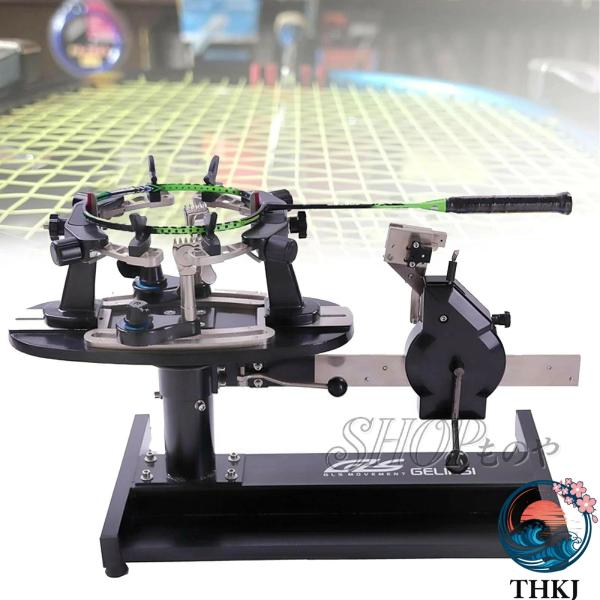 ? 【バドミントン専用手動ストリングマシン】 6 点取り付けシステムと調整可能な V ブレースは、フレームへのストレスを最小限に抑え、ストリングを張る際のフレームの歪みを軽減するように設計されています。? 【デスクトップストリングマシン】 ...