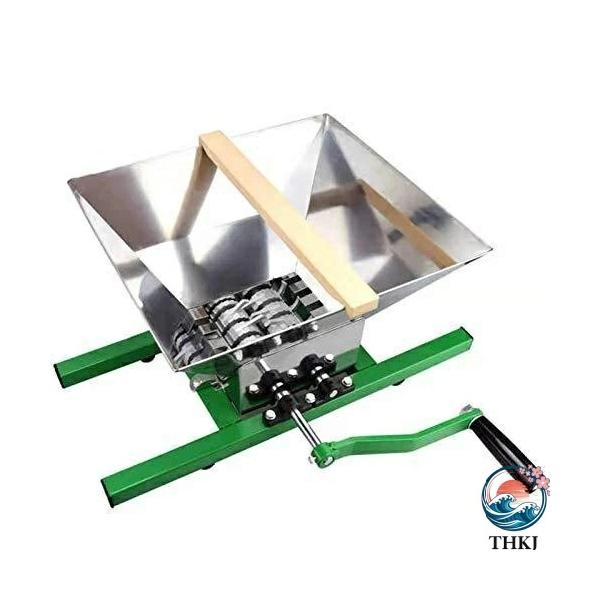 素材：ホッパー：食品級ステンレス. ホッパーサイズ：35×31×21cm 歯車材料：アルミニウム合金，重鋼歯車鋳物の錆と耐食性。ブラケット材料：スチール 製品重量：6.4KG. 7~10日以内に航空輸送でお届けできます。重鋼歯車：頑丈なアル...