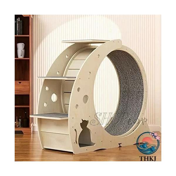 ? -私たちの猫は家の中で娯楽を必要としているので、猫のエクササイズホイールを設計しました。これは猫愛好家や猫の飼い主へのプレゼントに最適です。猫のエクササイズホイールは組み立てが必要です。猫と一緒にDIYの楽しさを楽しんでください。? -...