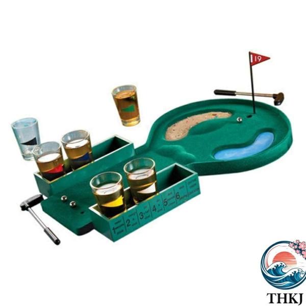 卓上ゴルフゲームセット 6カップ付き 対戦ゲーム 飲酒引き罰 宴会ゲーム・パーティーゲーム 盛り上がる 面白い パーティー小道具 テーブルおもちゃ