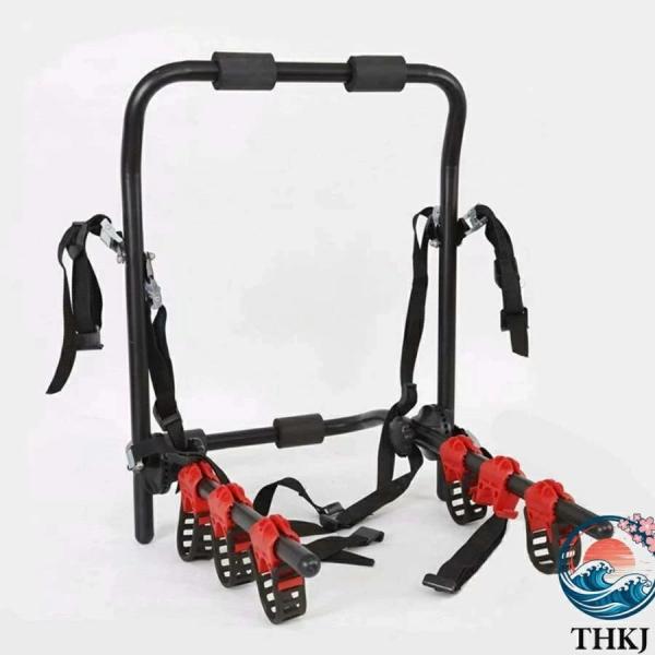 サイクルキャリア 自転車 リアキャリア ロードバイク 3台積み可 コンパクト 固定リアマウント 折りたたみ式 車載 自転車