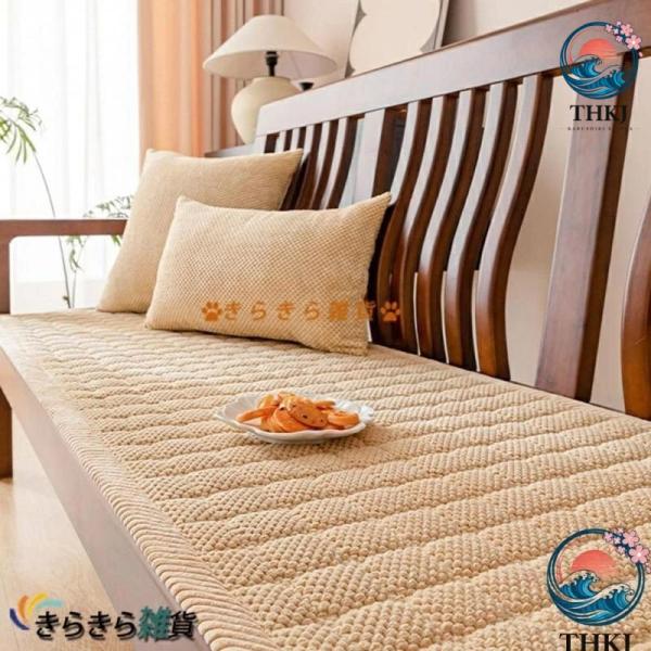 ソファーパッド 3人掛け ロング シートクッション 座布団 椅子 ソファー 長方形 チェアクッション カラー2 55*180 長座布団 ソファー用 可愛い 低反発 お尻が痛