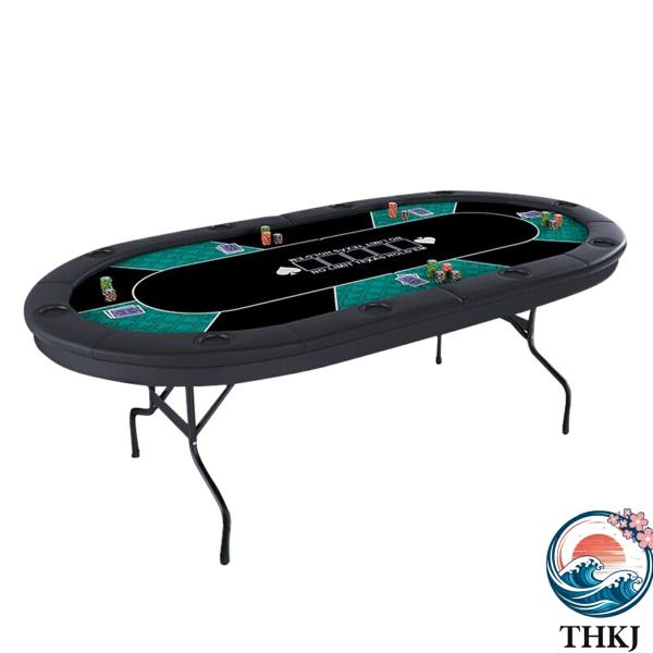 10プレイヤーフォールディングプレイポーカーテーブル耐久性のある快適なデザインは、あなたとあなたの仲間が夜遅くまで遊ぶことを保証します。 このテーブルで、誰もが自由に行動に参加することができます。 10個のカップホルダーとパッド入りのアーム...