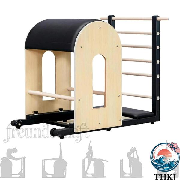 ? 【ピラティスリフォーマーあり】:リフォーマーピラティスマシンは、すべての年齢の人々、特に運動不足の人、長時間コンピューターと接触しなければならず、ピラティスバレルでは、コアトレーニングに加え、ストレッチ、呼吸、筋力強化に重点を置いたコン...