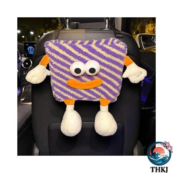 【幅広い用途】: 壁掛け 車の後部座席用のモンスターゴミ箱、 車のゴミ箱 吊り下げ かわいい、車、車両、トラック、屋外用ゴミ箱、ゴミ箱、職場のオフィスチェア ゴミ箱、寝室のドア小物入れ、複数の使用シナリオなどに適しています。【耐久性のある素...