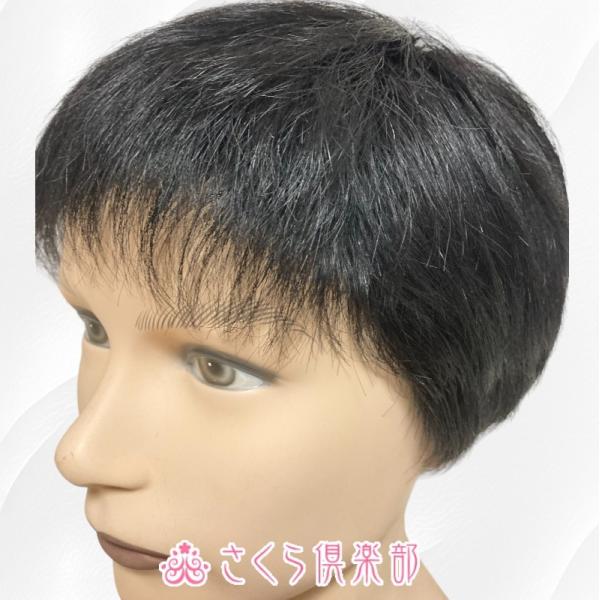 軽量・前髪短めなショートスタイル。カジュアルなスタイルでどなたにも合わせやすくなっています頭頂部左側につむじがありそこから全体に髪の毛を流すタイプとなっています。人毛100％で使い込むほど自然さアップ、ドライヤーOKで手ぐしも使えてとっても...