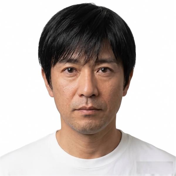 ■最高級の自然さを手軽に。男性用メンズフルウィッグ■人毛100％・前髪長めカジュアルスタイル MM300