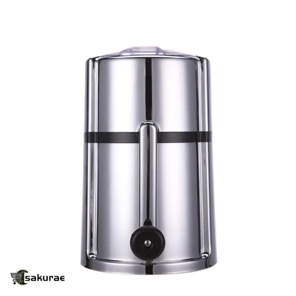 優れた素材：ABS素材、シルバーメッキプロセス、シンプルで美しく見えます手動式：スペースが小さくて操作が簡単です 。贈り物：手動式砕氷器 を購入して、1セットアイスキャンディー型を添付して贈ります。この破砕機からの氷は、サイズが小さく、冷た...