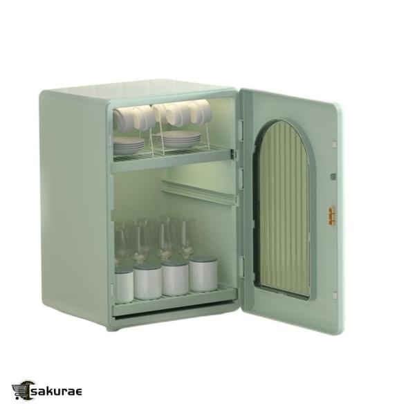 【製品仕樣】製品名:卓上食器棚サイズ:25*26*37cm（2段）、25*26*37cm（3段）カラー:グリーン、ベージュ素材:HIPS+PS【コンパクト・耐久性】コンパクトで、どこにも置けます。また、食材級の材料を採用して、汚物が残りにく...