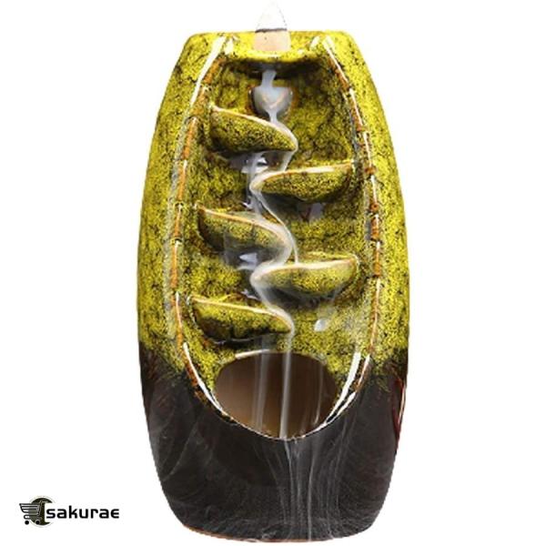 素材：セラミック。配達に含まれるもの：1x香炉。シンプルでエレガントに見えます。セラミック製で、細工されており、茎が簡単ではありません。家庭、オフィス、喫茶室、庭、レストランなどに適しています。