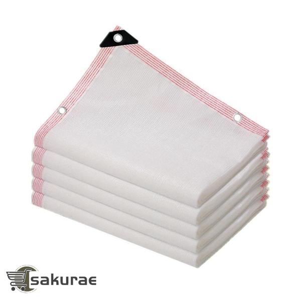 ホワイト 日除けシェード オーニング 日除けシェード 撥水 1.5x4m 2.5x3m 4.5x6m 6.5x12m バルコニーシェード サンシェード UVカット 目隠しシート バルコニー/