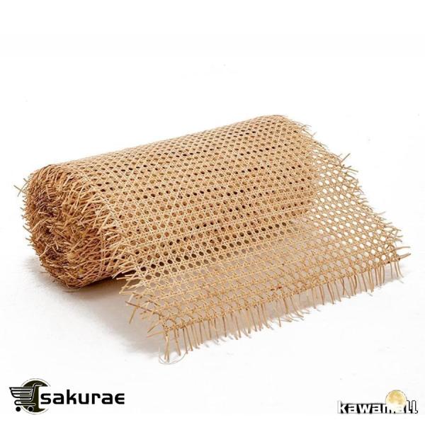 ラタン ケーン ウェビングロール 幅籐 杖 ウェビングシート オープン ウィーブ ケイン メッシュ ネット ウィッカー 材料 六角プレ織り 枝編み細工 家具/椅子/