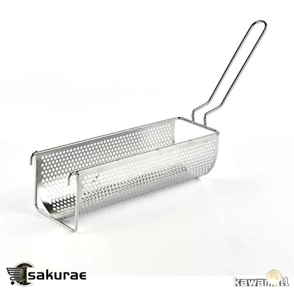 フライドポテトバスケット 大型フライドポテトストレーナー フ レンチフライネット 大型30cmフライネット (30*10CM)