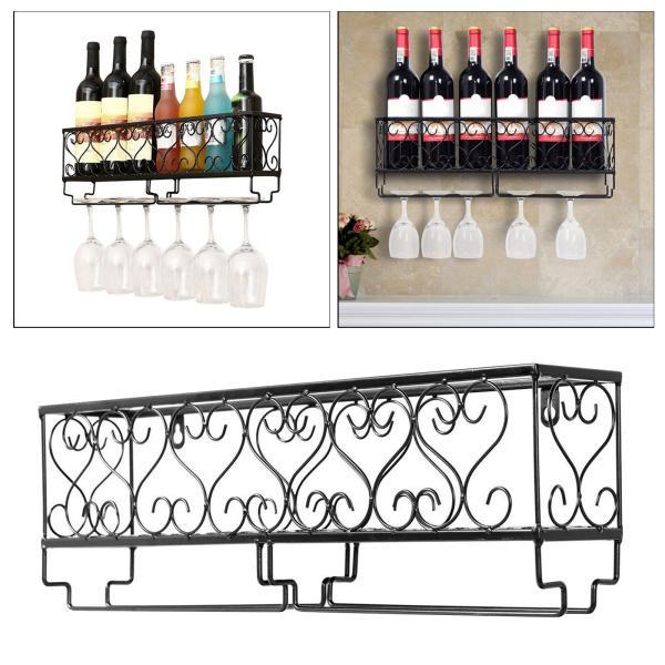 説明:頑丈な錬鉄製で.赤ワイン6本6カップを収納できます.目的:壁に取り付けるように設計されたオープンデザインにより.ボトル入り飲料のセレクションをすばやく簡単につかむことができますスペースを化:機能的で実用的です.未使用の壁のスペースを限...