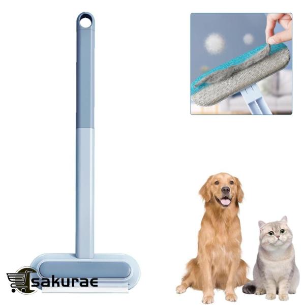 【4 in 1ペットの毛掃除ブラシ】当社の 猫毛クリーニングブラシ は、複数の機能を 1 つに統合しています。 1. ハンドルのトップ ブラシ (ベッド、服、パンツなどの猫の毛の狭い領域用) ；2. メイン ブラシ (カーペットなど、ソファ...