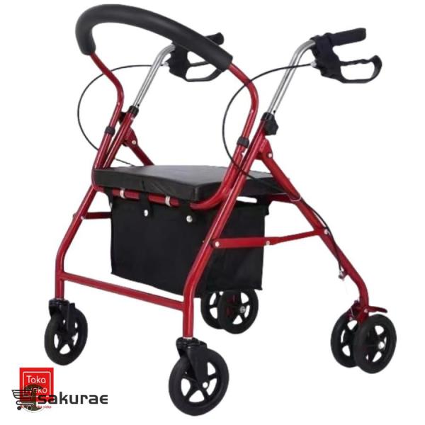 シルバーカート 手押し車 多機能椅子付き 折りたたみ 高さ調節可 ショッピング 買い物カート シニア 座れる 6輪 歩行介助 補助具 高齢者 歩行補助 荷物 介護 老