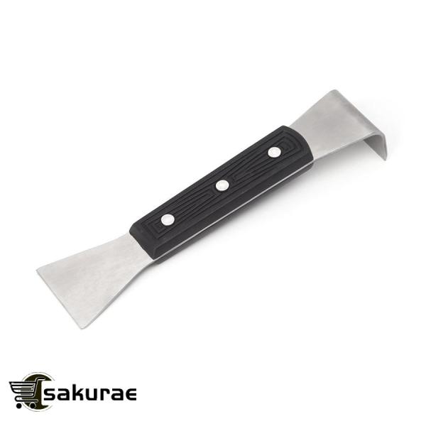 ?蜂蜜の蜂蜜のツールは、一端に鋭い盛り付けツールがあるので、あなたのハイブボックスを簡単に分けることができます?ステンレススチールなので、錆びず、蜂の庭で見つけやすくなります,非常に便利な養蜂ツール?ステンレススチールスクレーパーのみ、写真...