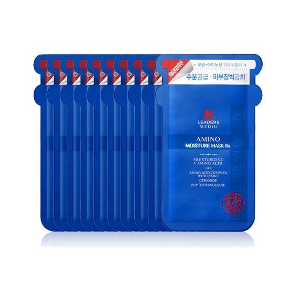 商品詳細商品名：リーダーズ [Leaders] メディユーアミノモイスチャーマスク内容量10枚商品説明・肌悩みをインテンシブに改善させる機能性認証成分が含有された低刺激性マスクシート！・肌の悩み（肌老化、しみ、肌敏感、乾燥さ）をインテンシブ...