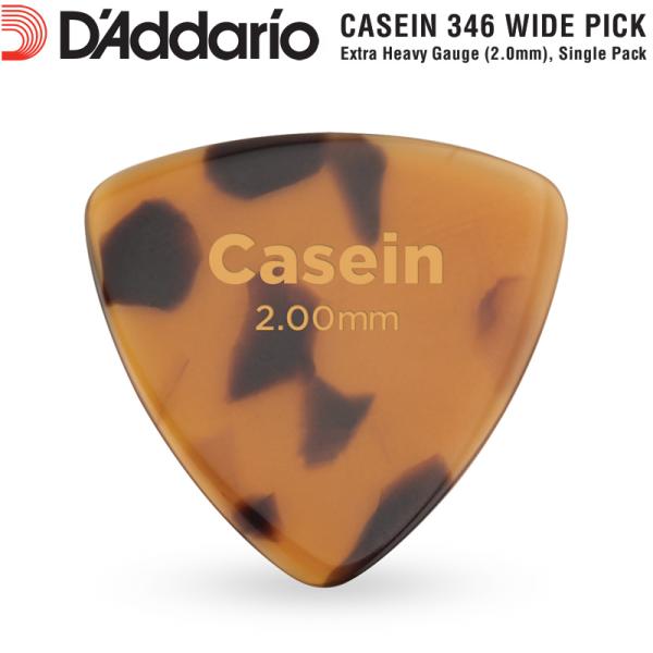 CASEIN 346 WIDE PICKCasein 346 ピックはワイド・シェイプ、エクストラヘビーゲージのデザインで、弦を滑るように弾ける右利き用の面取りされた 「プレイイング・エッジ」 や、ストラミングとアーティキュレーションの完璧...