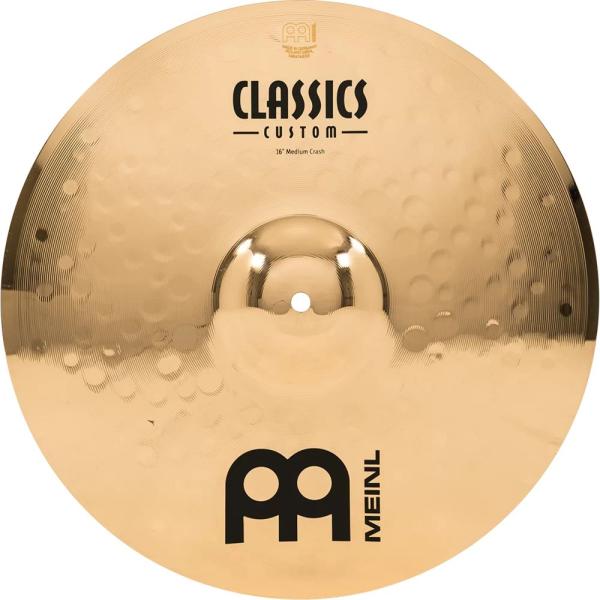 Classics -CUSTOM-  Medium CRASH  MEINLの新シリーズClassics Customには、Classicsシリーズの他のシンバルと比べて錫の含有量が多いB10ブロンズ合金が使用されています。このシリーズはコ...