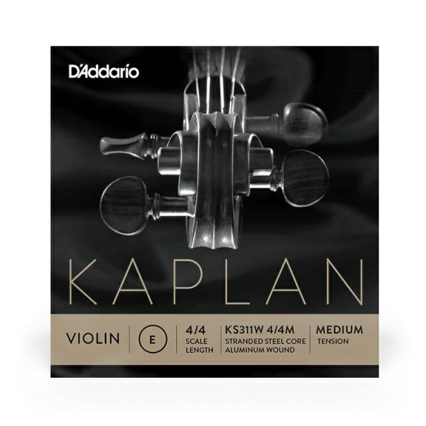 Kaplan Non-whistling Violin E StringKaplanの“ノンウェストリング”ヴァイオリンE線はE線開放弦とそのハーモニーにマッチさせるため特別にデザインされました。A,D,G線へ溶け合うリッチなトーンと優しさ...