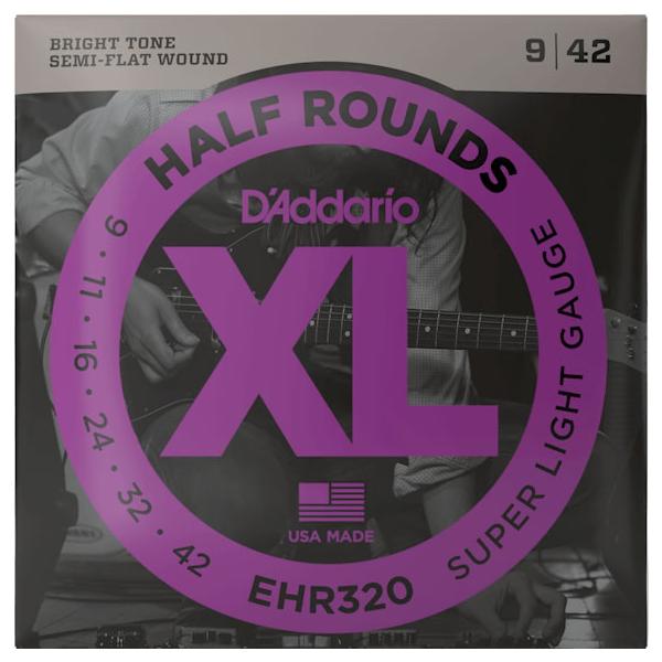 403ステンレススチールを使用したハーフラウンドは、一度ラウンドワウンド弦を巻いた後、表面が滑らかになるまで高精度な研磨加工処理を行った弦です。ラウンドワウンド弦のトーンキャラクターと柔軟性は保ちつつも独特の質感を持った弦となっています。S...