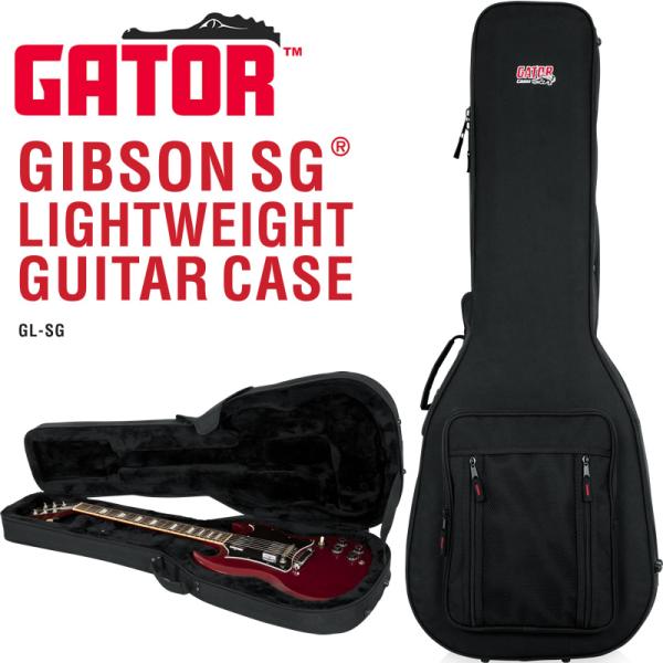 GIBSON SG GUITAR LIGHTWEIGHT CASEGL-SGGibson SGおよび同様のシングルカッタウェイエレクトリックギターに対応した軽量ハイブリッドケースです。ギグバッグの携帯性とハードケースの堅牢性を兼ね備え、日常...