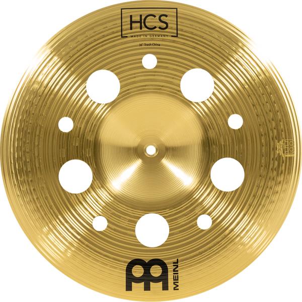 16" TRASH CHINA HCS16TRCHMEINL HCSシリーズはM63ブラス合金を使用し、バランスの取れた温かみのあるサウンドが特徴です。ワイドレイジング加工を施し、同時に高いコストパフォーマンスを提供します。ビギナードラマー...