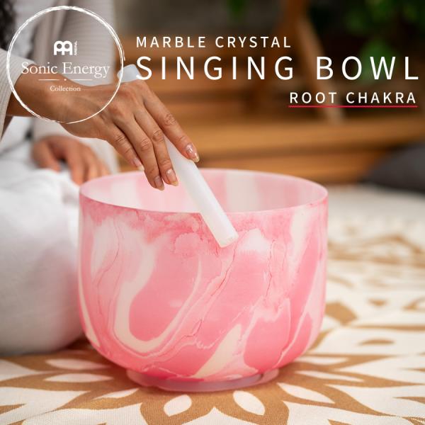 MARBLE CRYSTAL SINGING BOWLS高品質な水晶から作られたクリスタルシンギングボウルに、美しいマーブル柄のシリーズが登場。その振動は心地よい音響体験とともに心身のリラックスを促進するため、欧米では音楽療法や瞑想・癒しの...