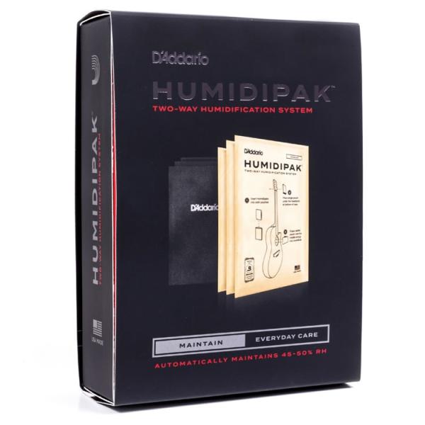 ギター用の2-way湿度調整システムで、楽器ケース内の相対湿度を楽器保管に最適な45-50%に保ちます。セットには、Humidipakが3つと、楽器のフィニッシュを傷つけることのないソフトメッシュ製のポーチ付き。Humidipakの寿命は、...