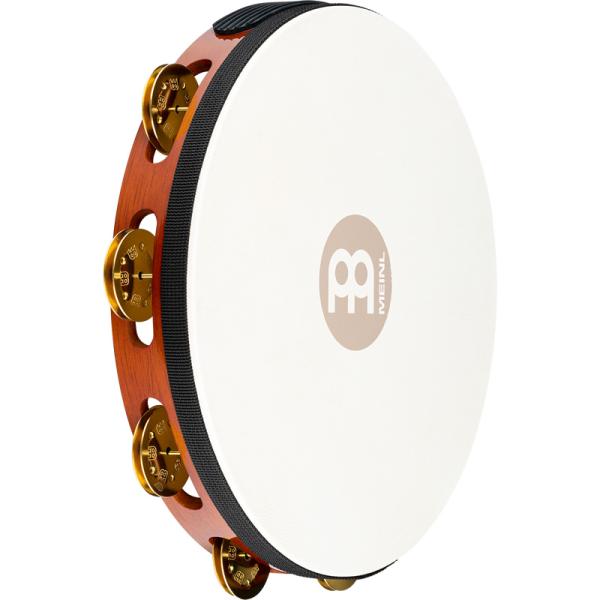 TRADITIONAL WOOD SERIES10” HEADED WOOD TAMBOURINE  TAH1B-AB / BRASS JINGLESMEINLのヘッド付きウッドタンバリンは丈夫なフレームで作られております。ブラス製ジングル...