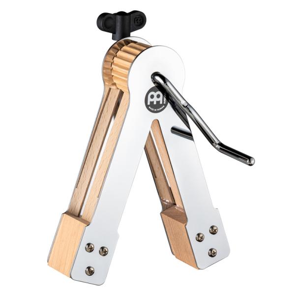 Orchestra Ratchet  TMORハンドルを回してエフェクトサウンドを得るラチェット。主にオーケストラで愛用されています。このTMORはハードウェアへマウントできるアタッチメントが装備されています。このマウントを使用してスタンド...